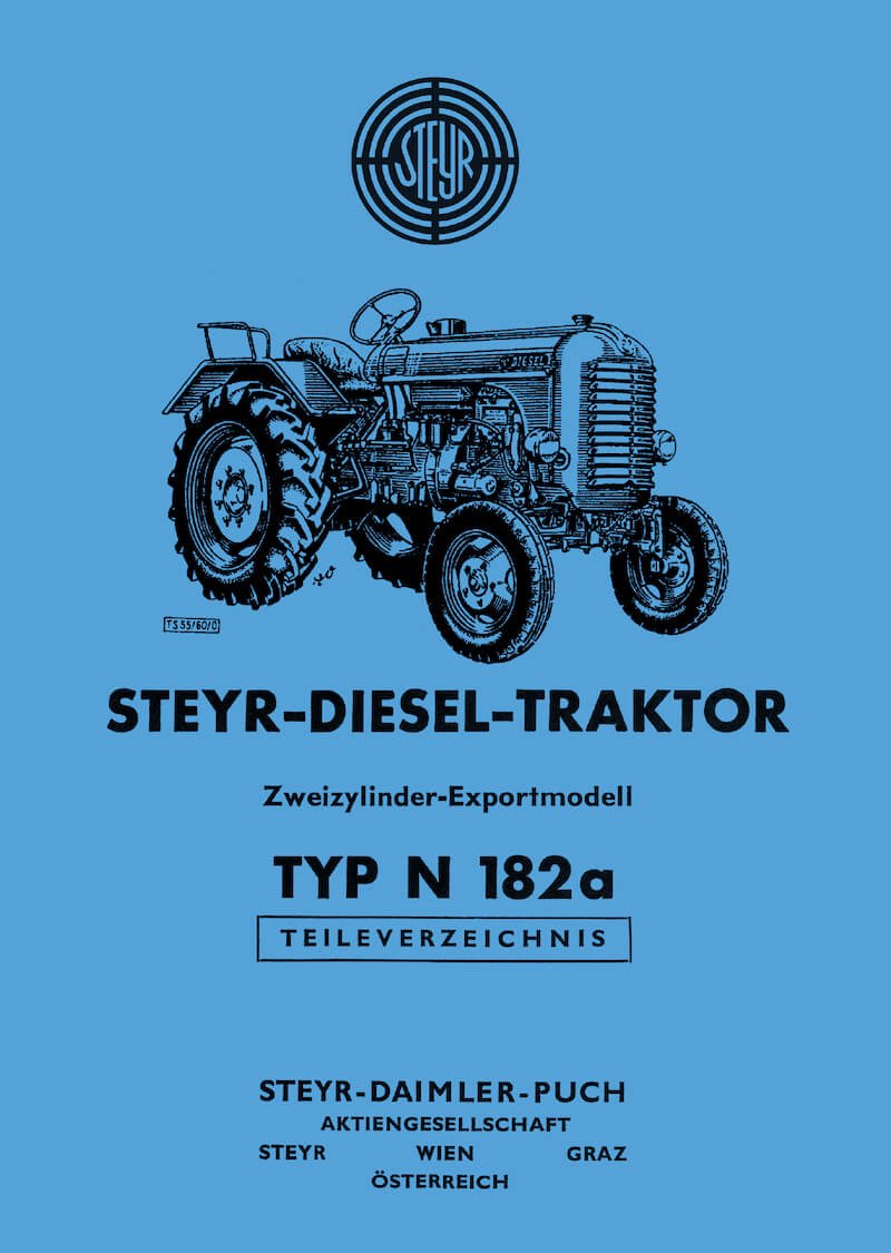 Steyr N182a Traktor Ersatzteilkatalog – steyr-traktor
